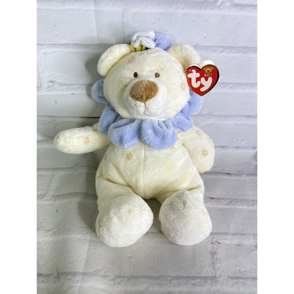 Toys | Ty Pluffies Teddy Bear Bumble Bee Baby Blooms Retired Lovey ...